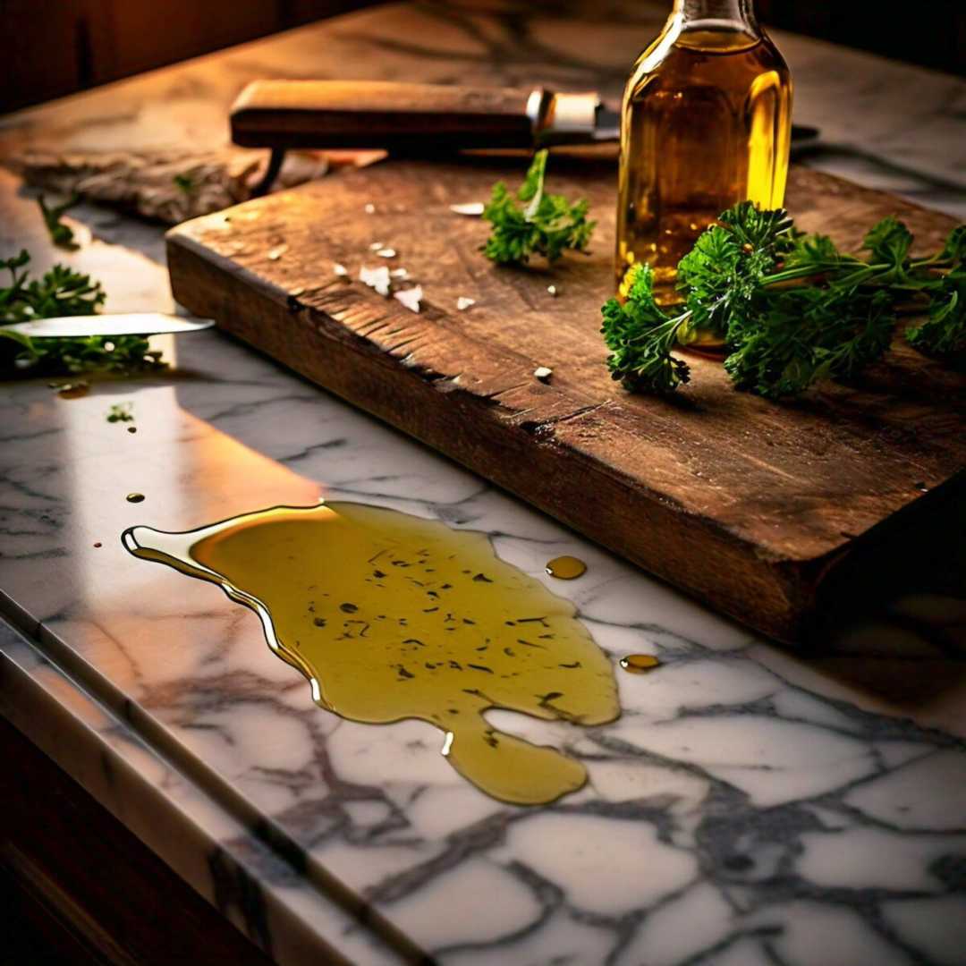Oil Stains on Granite, Marble & Stone Countertops | StoneShine Stone ...